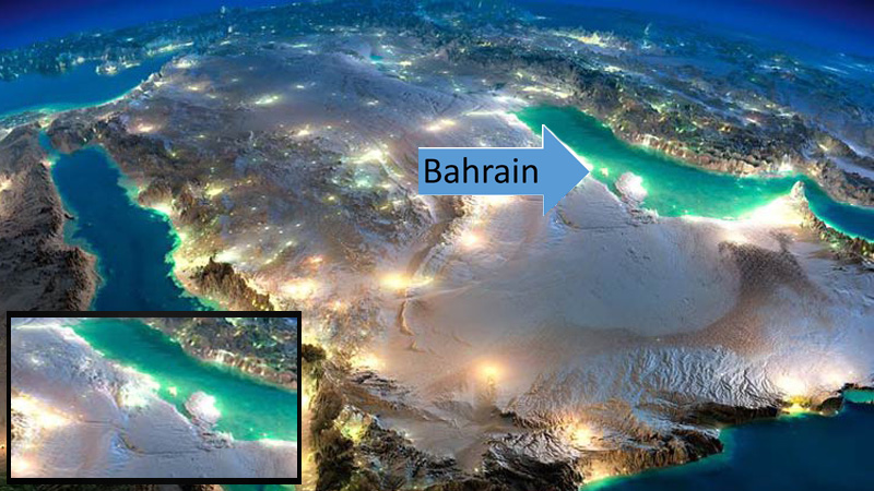 Bahrain News: Picturesque Bahrain: NASA photos capture nocturnal beauty ...