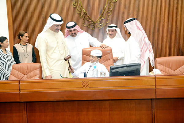 Bahrain News: Boy fighting cancer chairs parliament for a day