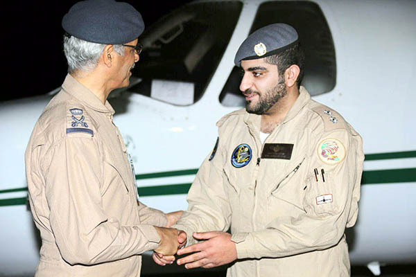 Bahrain News: Crash pilot returns to warm welcome