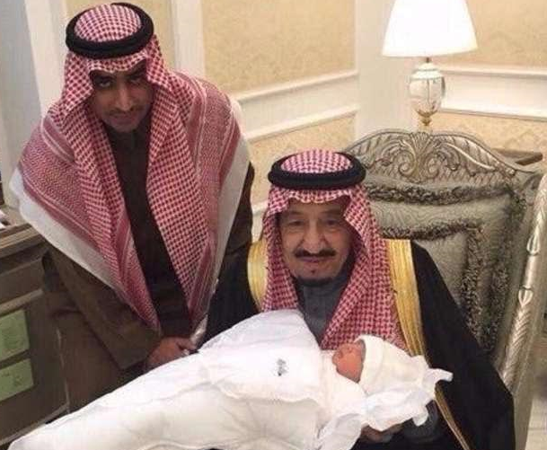 KSA: Saudi King holds Crown Prince's grandson