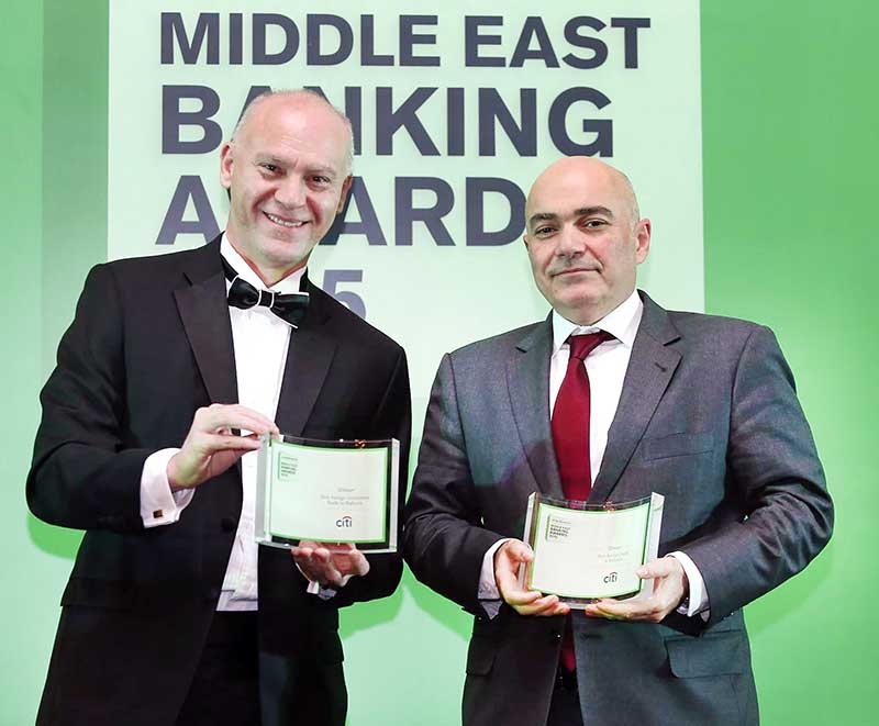 Bahrain Business: Citibank Bahrain wins major EMEA awards