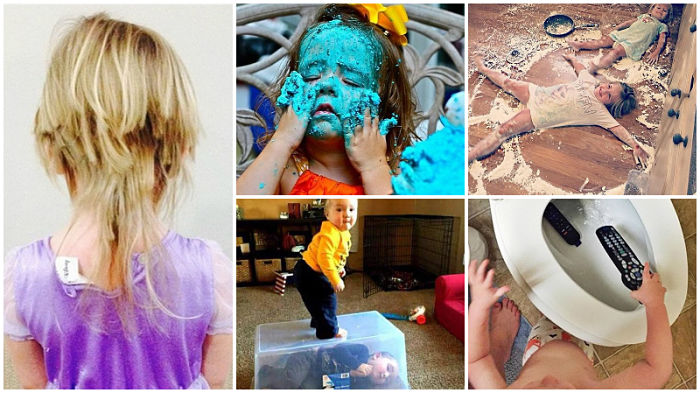 OMG: Kids are the worst: 20 photos of children at their naughtiest!