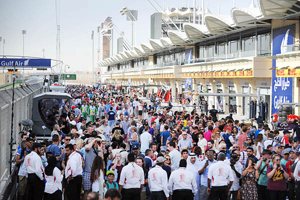 F1: Bahrain F1 fans gear up for Pit Lane Walk