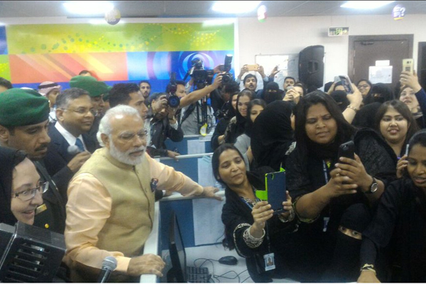 KSA Business: Modi visits all-women TCS centre in Riyadh