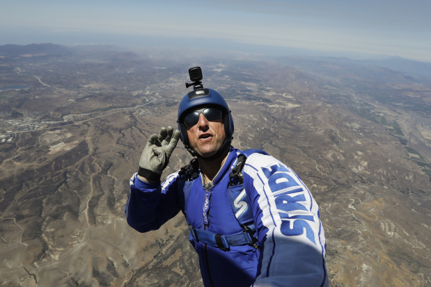 OMG: Daredevil completes first of its kind jump without a parachute