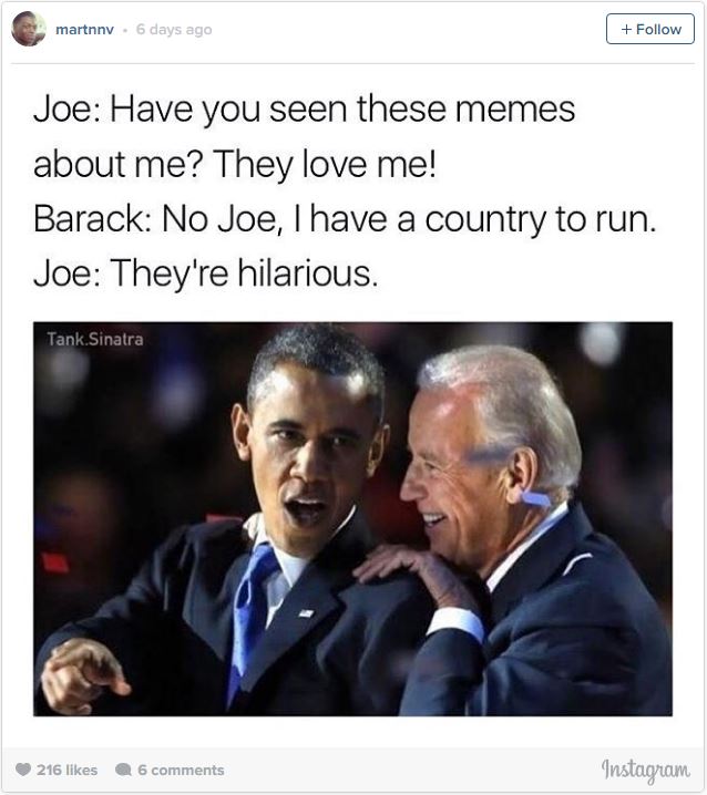 OMG: PHOTOS: Obama and Biden memes that will make you laugh