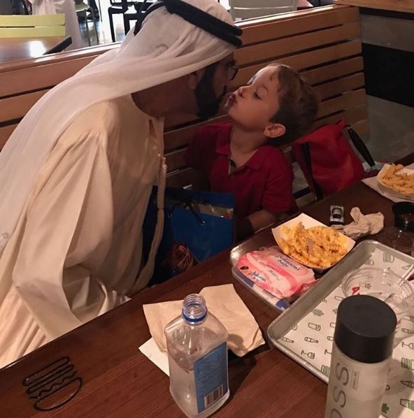 UAE: Adorable photo captures Dubai ruler and his son bonding over lunch