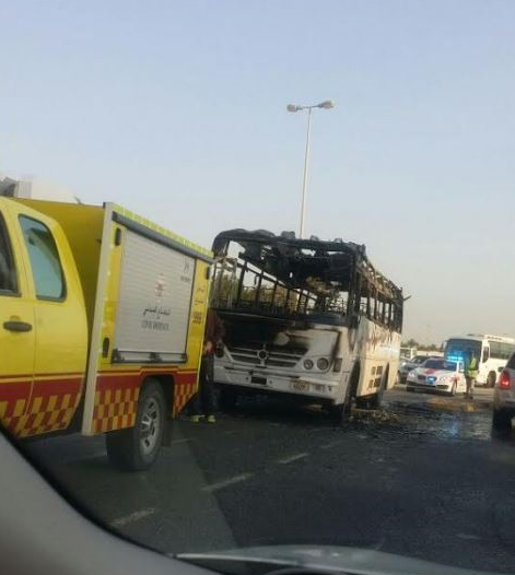 Bahrain News: Students evacuated from burning school bus