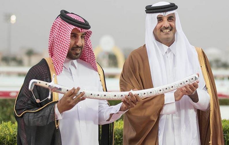 Qatar: Qatari leader attends Sword Equestrian Festival
