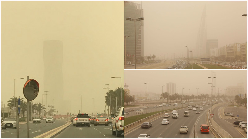 Bahrain News: PHOTOS: Sandstorm engulfs Bahrain