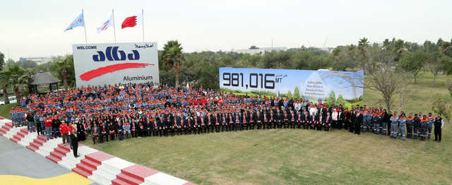 Bahrain Business: Alba registers record 981,016 tonnes output