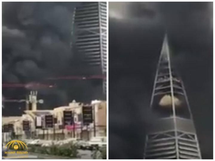 KSA: Video: Huge fire near Riyadh's highest skyscraper; no casualties ...