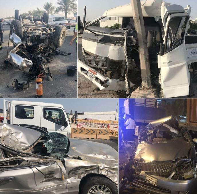 Bahrain News: Six injured in spate of highway accidents