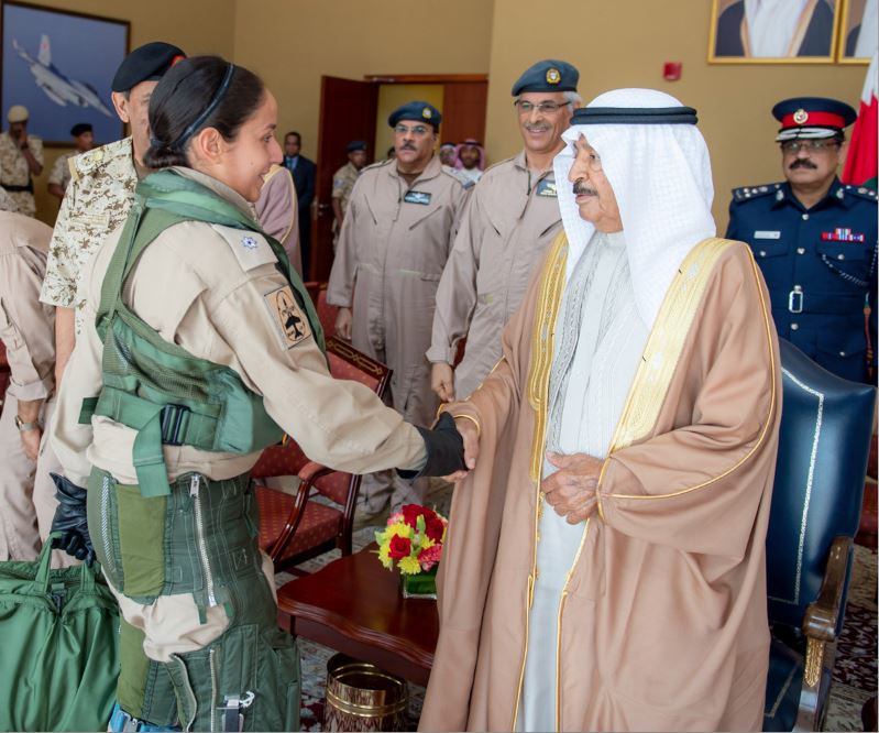 Bahrain News: PHOTOS: Shaikha Aisha becomes first Bahraini woman to fly ...