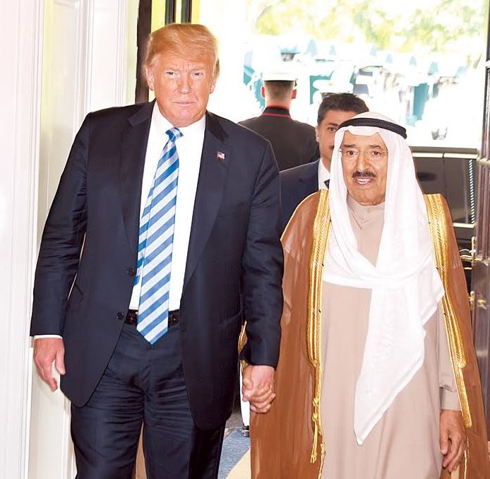 Kuwait: Kuwaiti Amir holds talks with President Trump