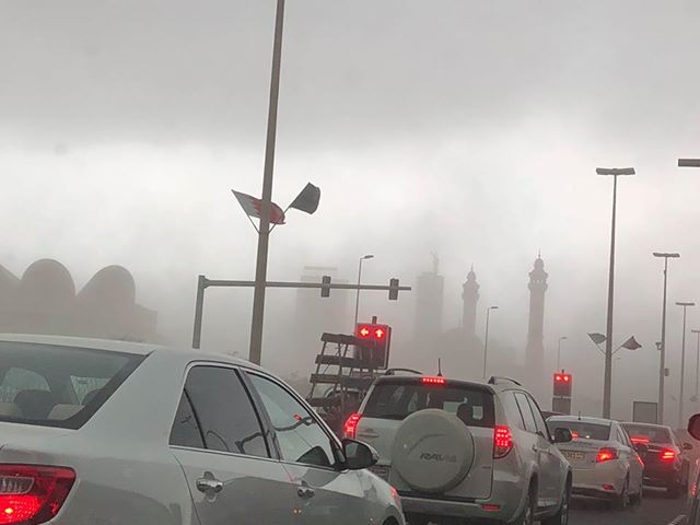 Bahrain News: PICS & VIDEOS: Gusty wind and rain-showers hit Bahrain