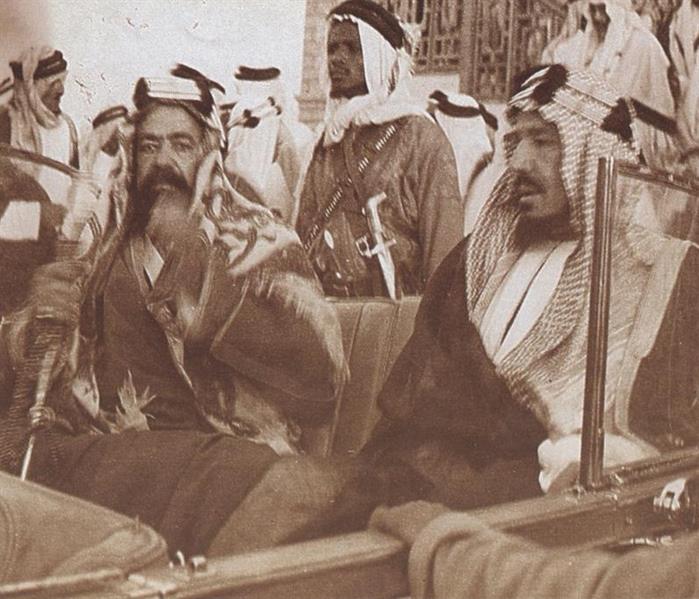 KSA: Picture: Founder of Saudi with former ruler of Bahrain in 1939