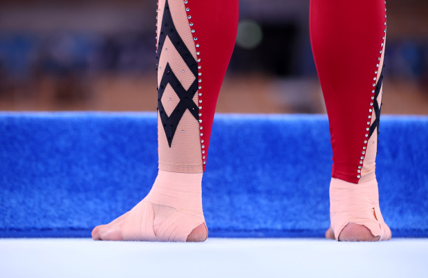 Olympics: Gymnastics: German team wears full-body suit at Tokyo ...