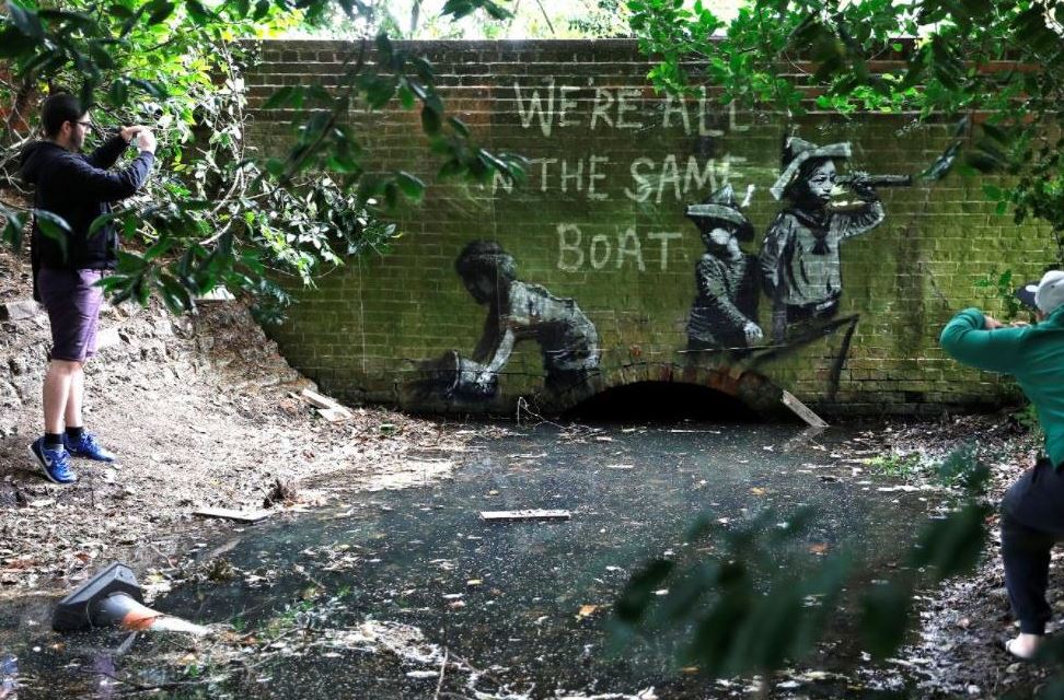 OMG: A Great British Spraycation: Banksy's new seaside murals