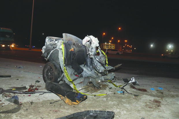 Bahrain News: CRASH HORROR: Five killed as car collides with truck in ...