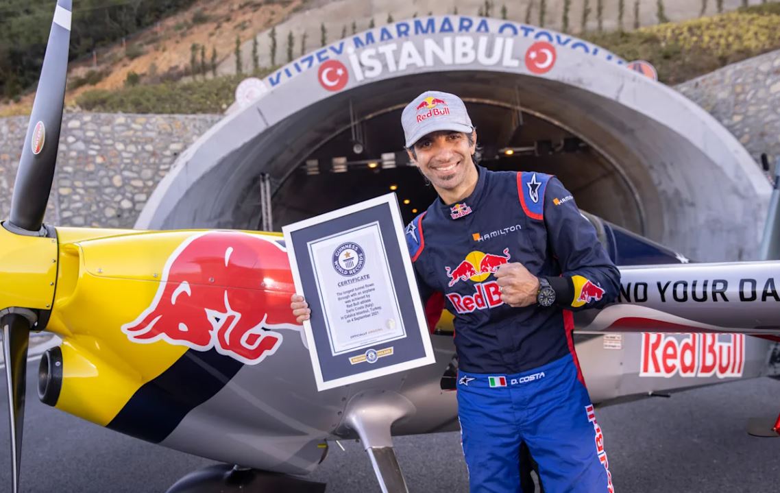 OMG: WATCH: New Red Bull stunt shows airplane flying through two tunnels!