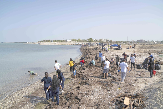 Bahrain News: Three tonnes of waste removed from beach