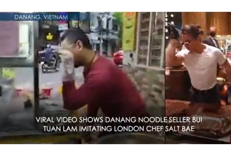 OMG: Vietnam police summon noodle seller after 'Salt Bae' parody video