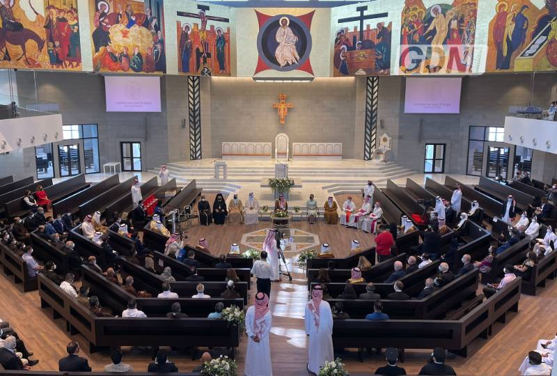 Bahrain News: VIDEO: The Cathedral of Our Lady of Arabia opens in Awali