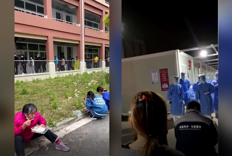 OMG: VIDEO: A journey to a 'prison-like' quarantine centre in Shanghai