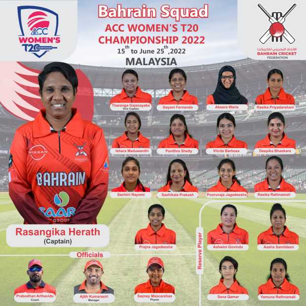 Cricket: Bahrain women set to slay giants in ACC T20 Championship