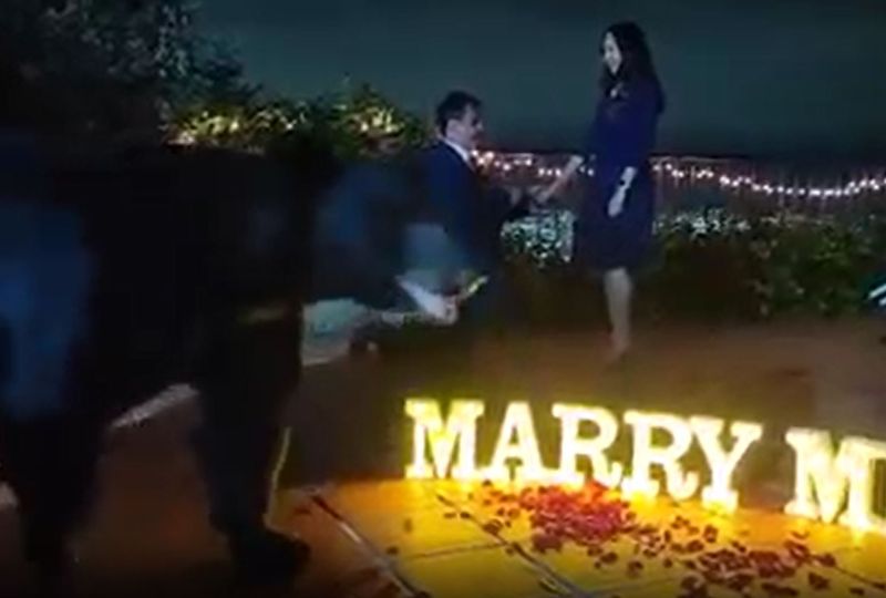 OMG: Grizzly bear video bombs couple's wedding proposal