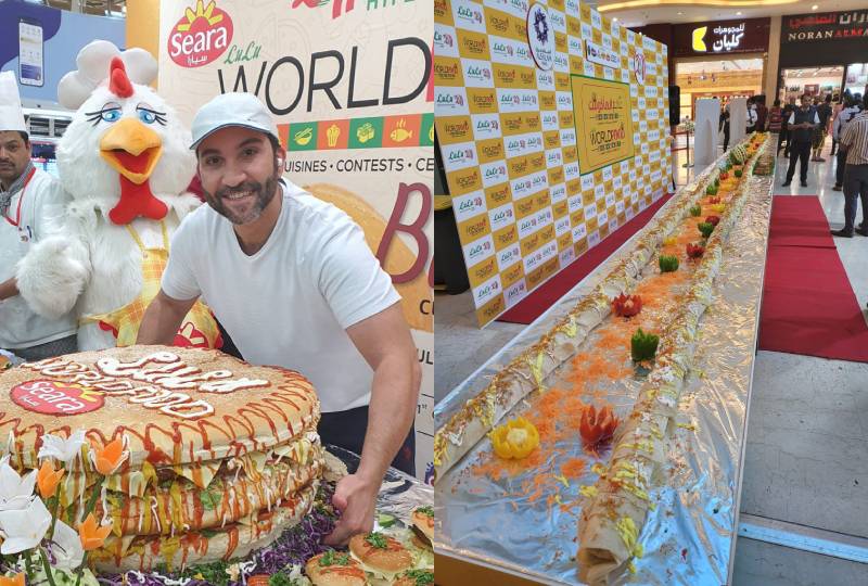 OMG: The biggest shawarma, burger and pizza created in Kuwait
