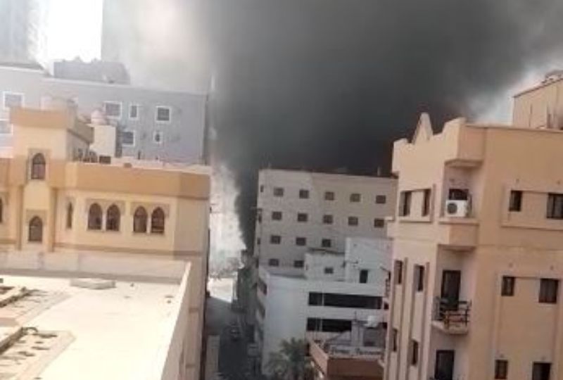 Bahrain News: Thirteen workers rescued from blaze-hit building in Hoora