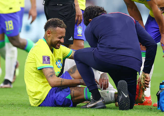 Football: Neymar and Danilo to miss rest of group stage with ankle injuries