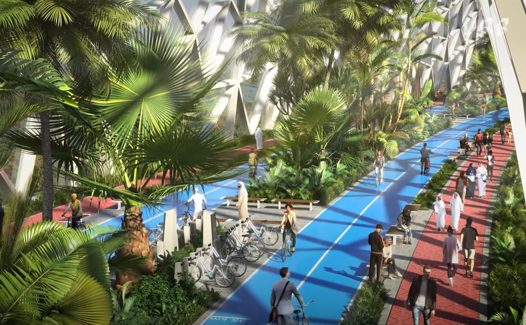 UAE: Dubai might soon have 93km climate-controlled walking and cycling ...
