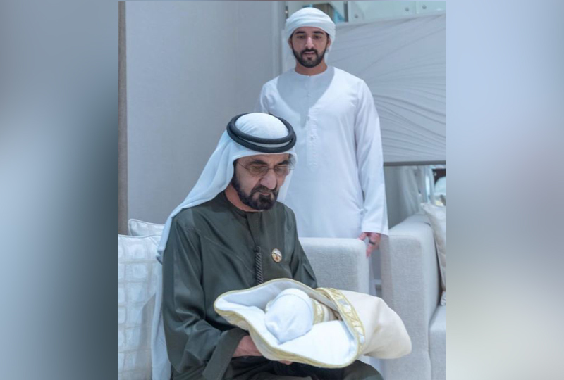UAE: Dubai Crown Prince shares first photo of his newborn son with ...