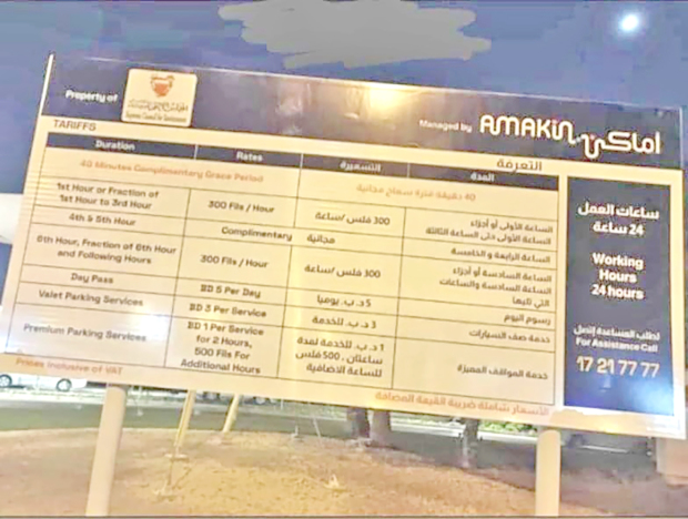 Bahrain News: Solution sought to Arad Bay fee-parking problem