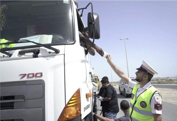 Bahrain News: More than 1,400 traffic violations committed by truck ...