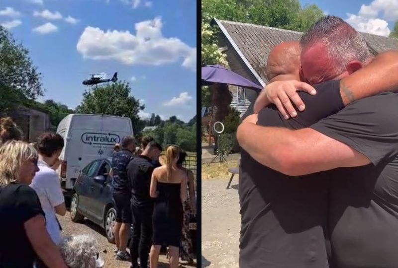 OMG: Man fakes death, arrives at his own funeral in a helicopter, all ...