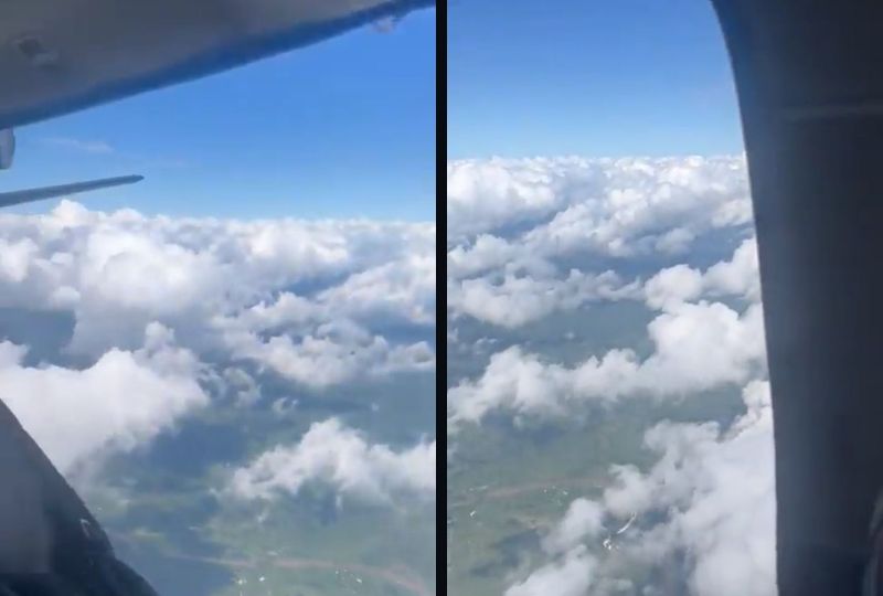 OMG: WATCH: Terrifying moment as plane door opens mid-air