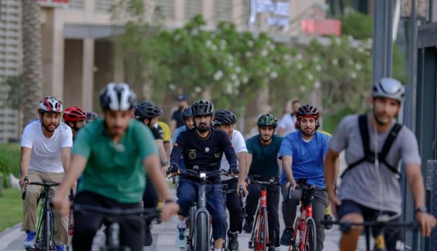 UAE: VIDEO: Dubai Ruler cycles around city