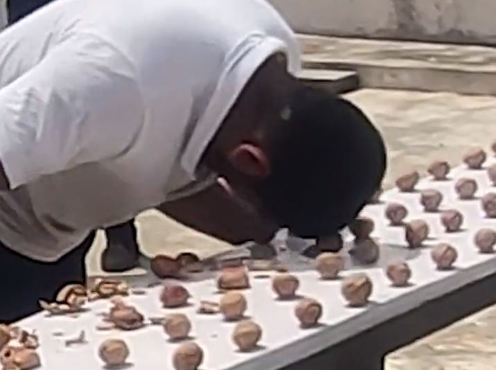 OMG: Indian man smashes 273 walnuts with his head to beat record held ...