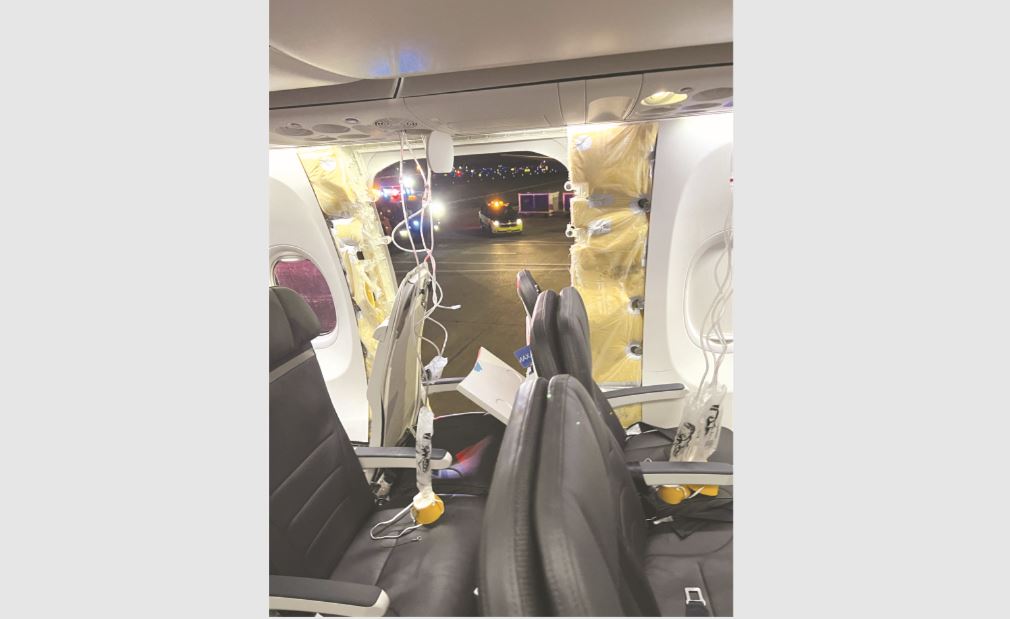 International Business: FAA grounds 171 Boeing planes after blowout