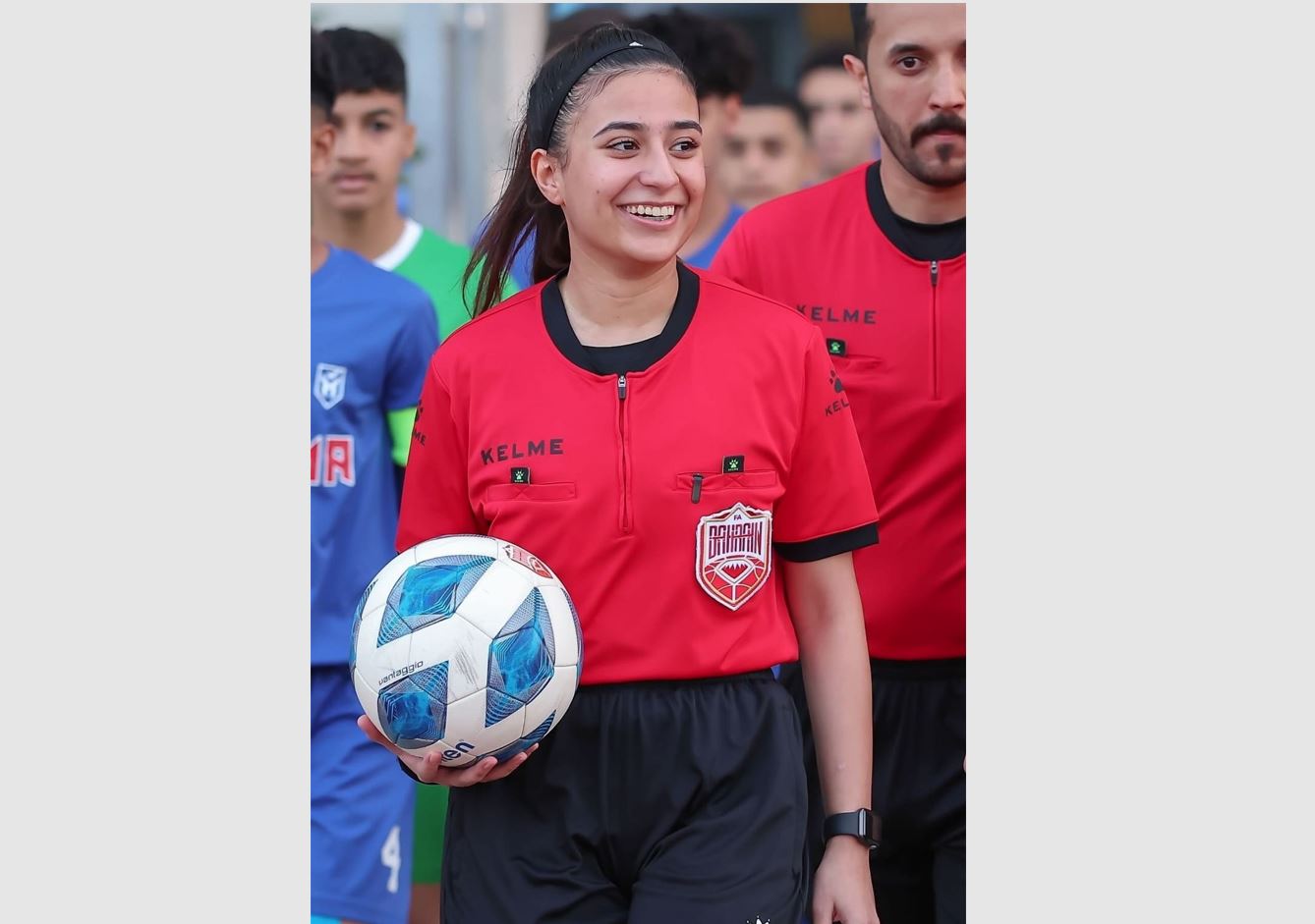 Football: Female referee creates history
