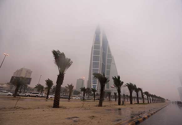 Bahrain News: WEATHER UPDATE: Scattered rain, strong winds expected today