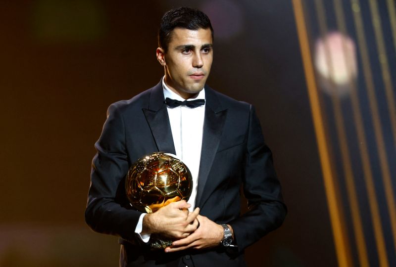 Football: Spain's Rodri wins Ballon d'Or for best player in the world