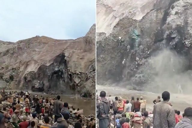 World News: Video: Mountain collapse in Congo reveals vast copper deposits