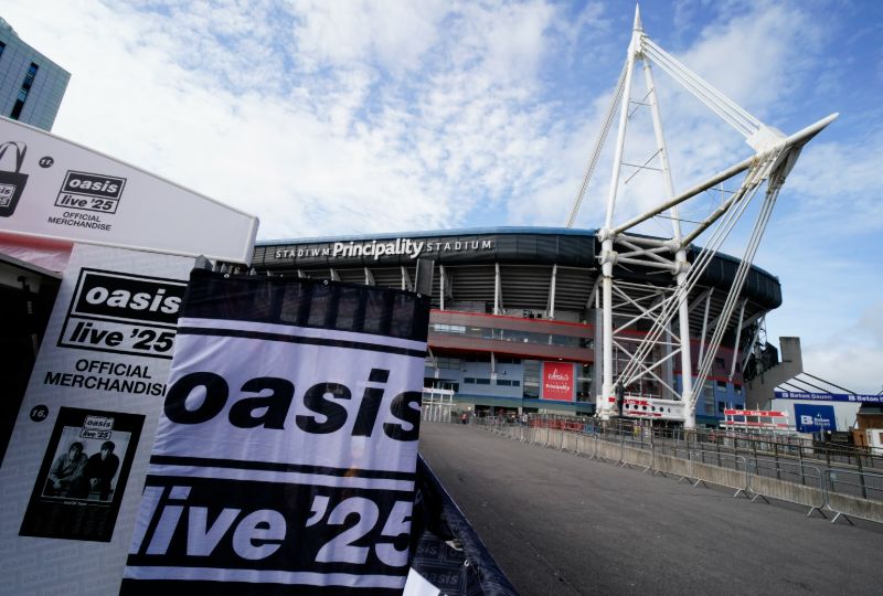 Celebs: Oasis to play first gig in almost 16 years in Cardiff