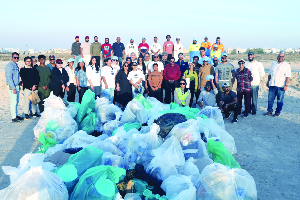 Bahrain News: 400kg of waste collected in beach clean-up push