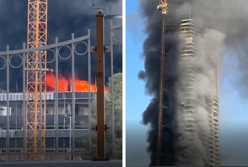 UAE: Fire breaks out at under-construction building in Dubai Marina
